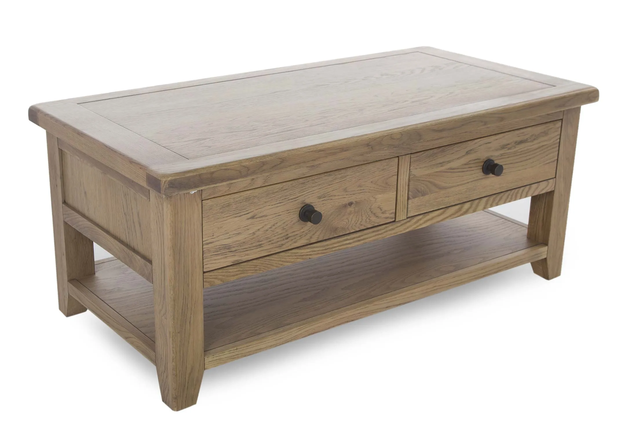 Smoked Oak Coffee Table Country Cottage EZ Living Furniture