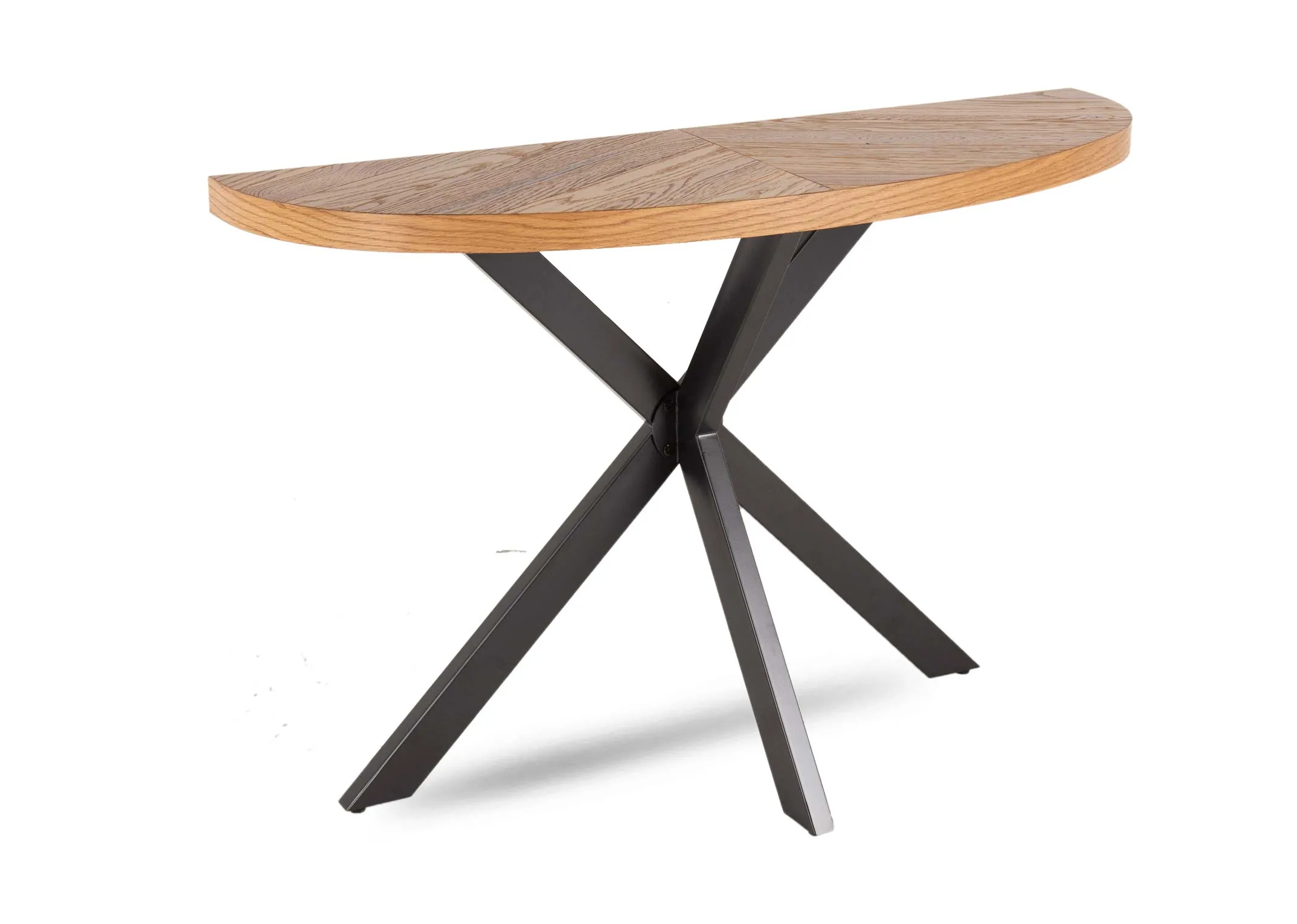 Rustic Oak Console Table - Ellipse - EZ Living Furniture