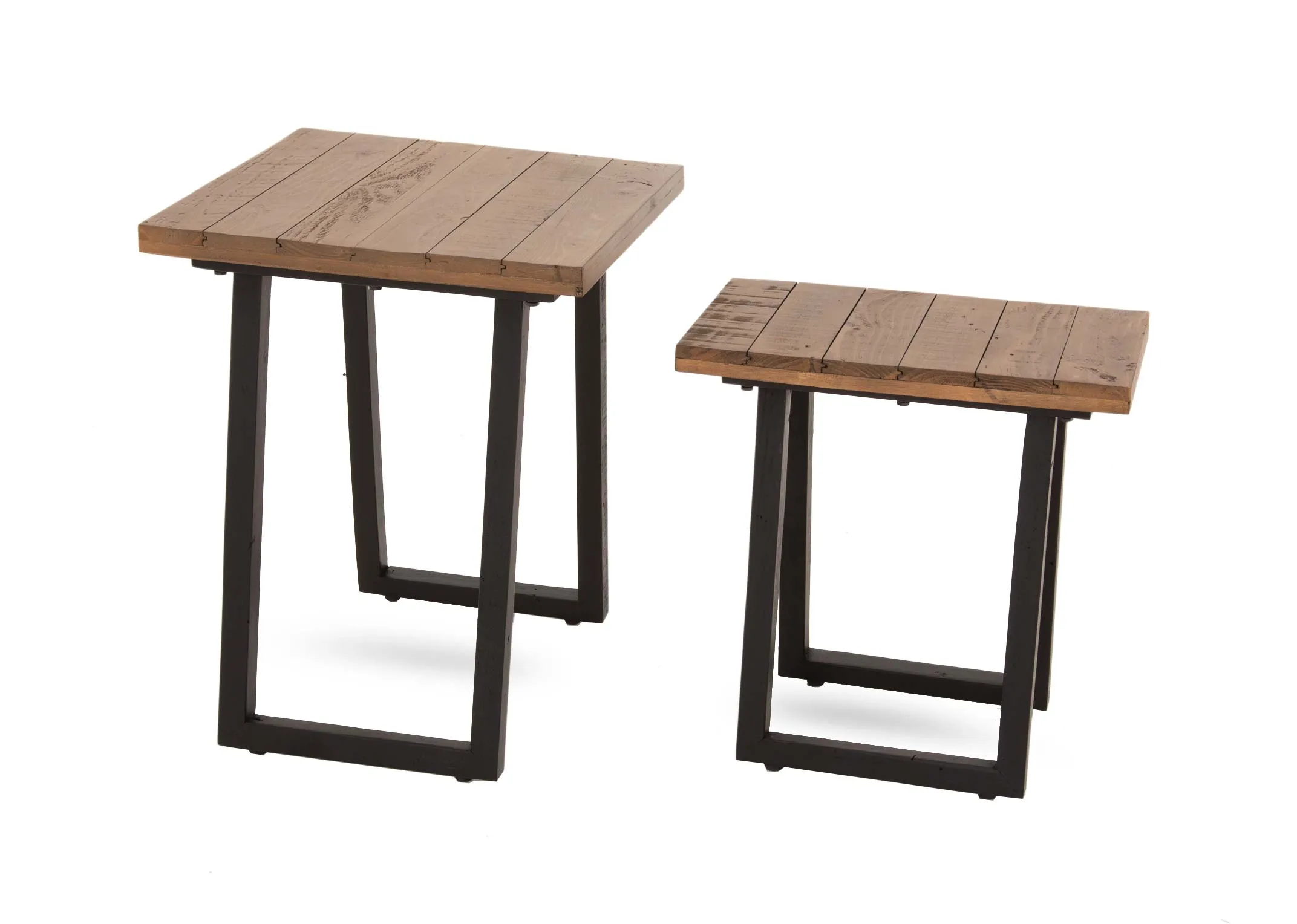 130cm Reclaimed Pine Dining Bench - Ladder - EZ Living Furniture